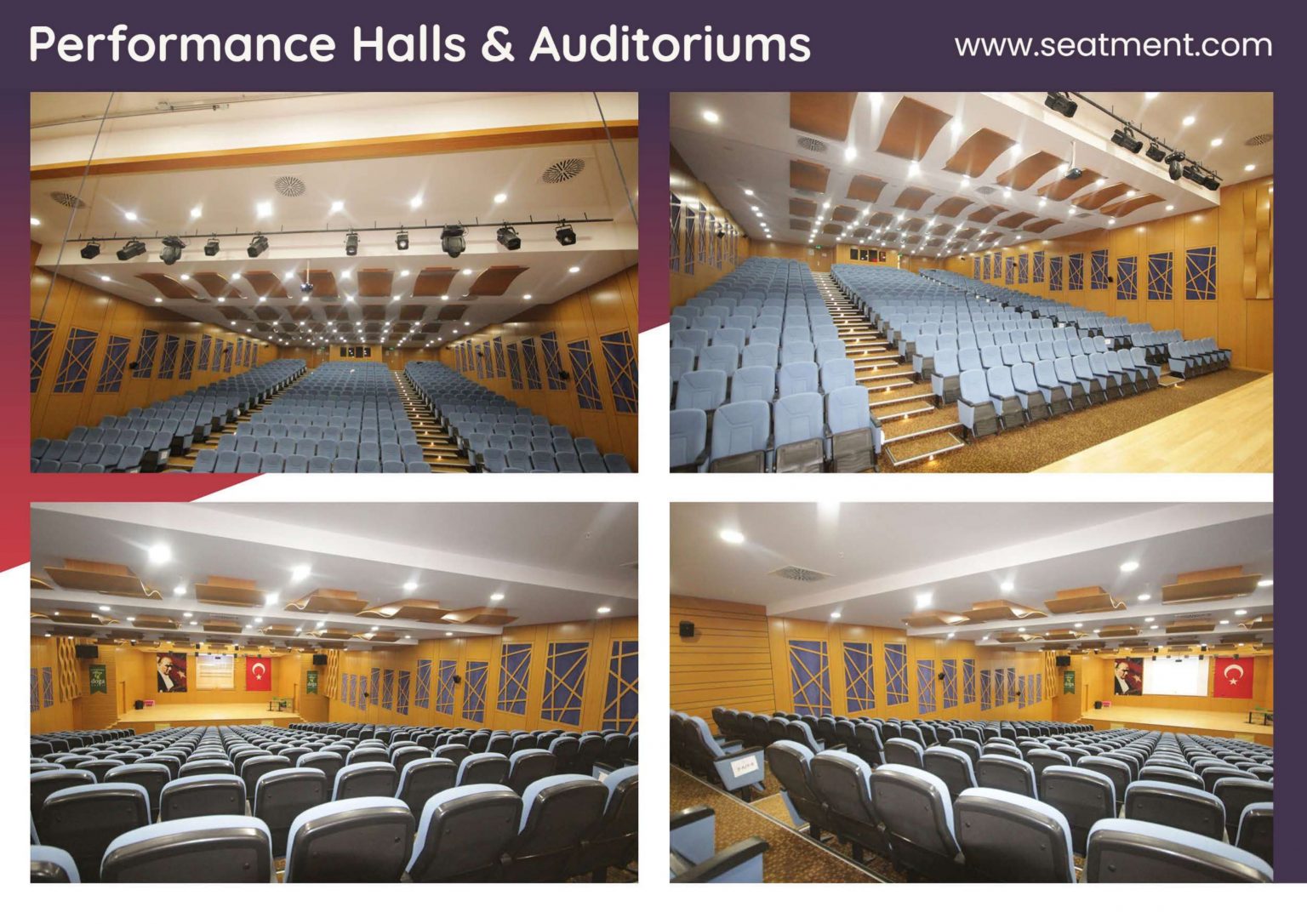 Conference Hall Seating - Seatment™ - Conference Seats & Chairs